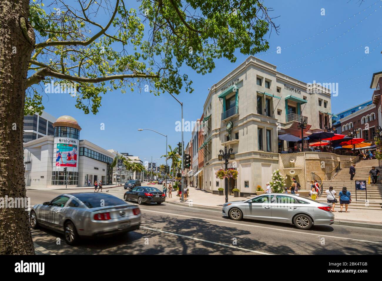 View of Rodeo Drive Steps on Rodeo Drive, Beverley Hills, Los Angeles ...