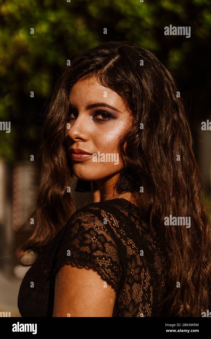 Guadalajara, Mexico - Circa 2016. Pretty young female influencer model ...