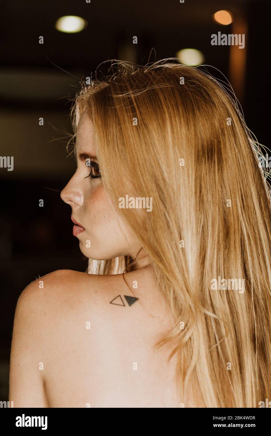 Guadalajara, Mexico - Circa 2016. Pretty young female influencer model ...