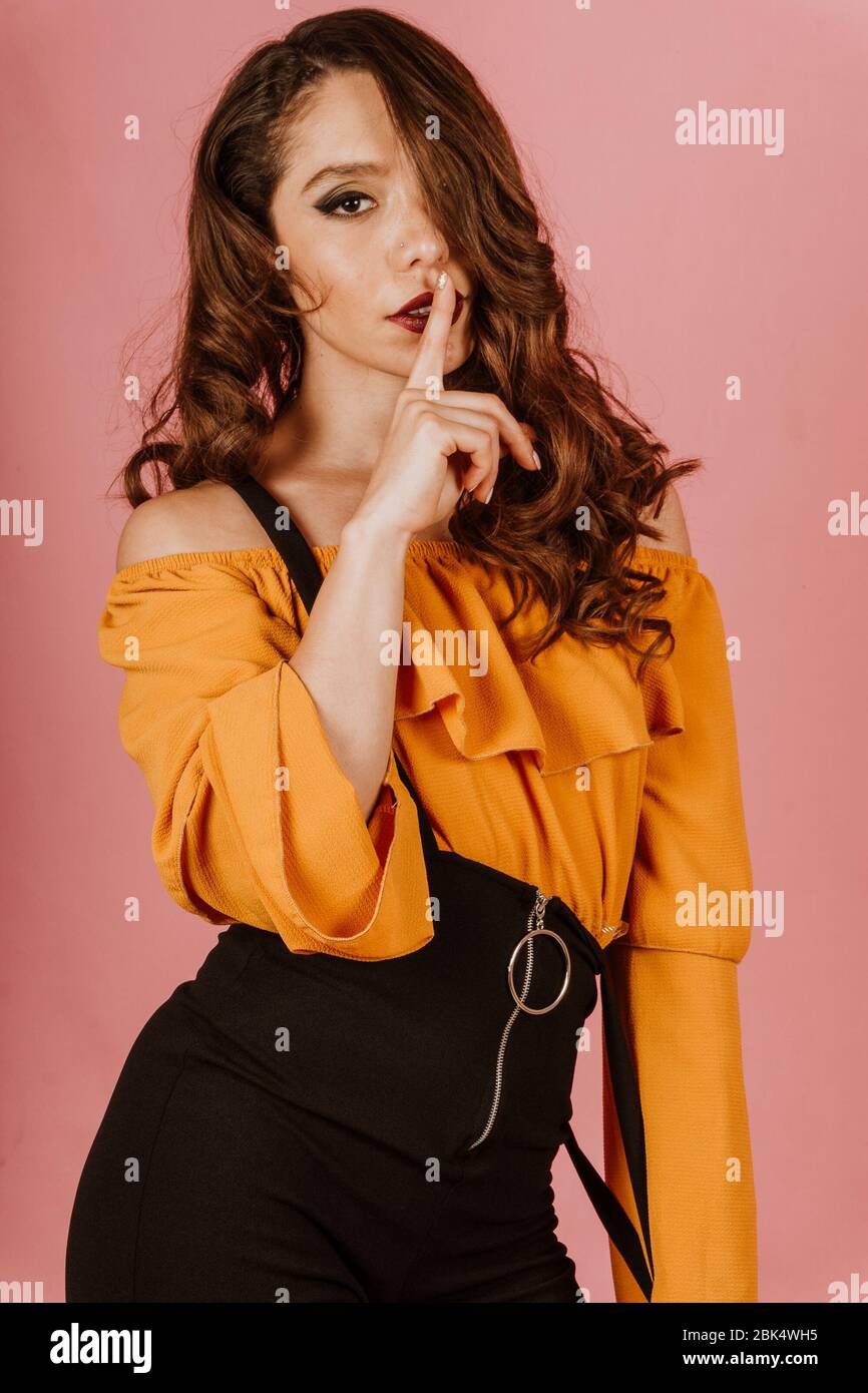 Guadalajara, Mexico - Circa 2016. Pretty young female influencer model ...