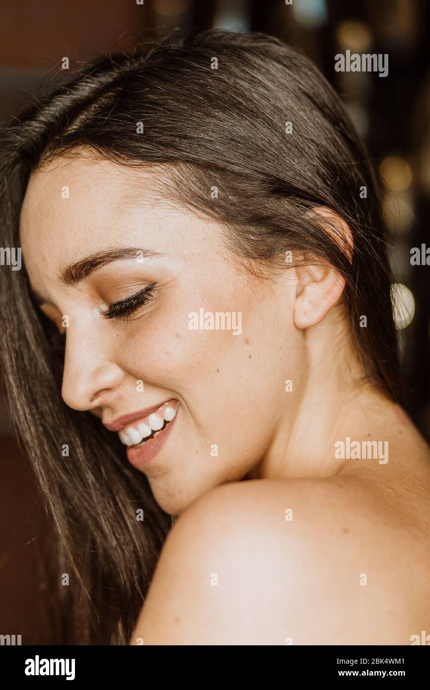 Guadalajara, Mexico - Circa 2016. Pretty young female influencer model ...