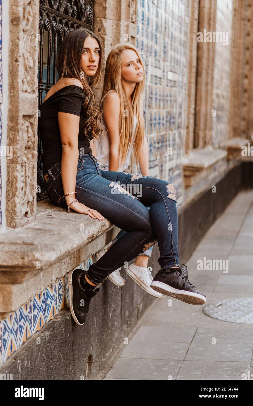 Guadalajara, Mexico - Circa 2016. Pretty young female influencer model ...