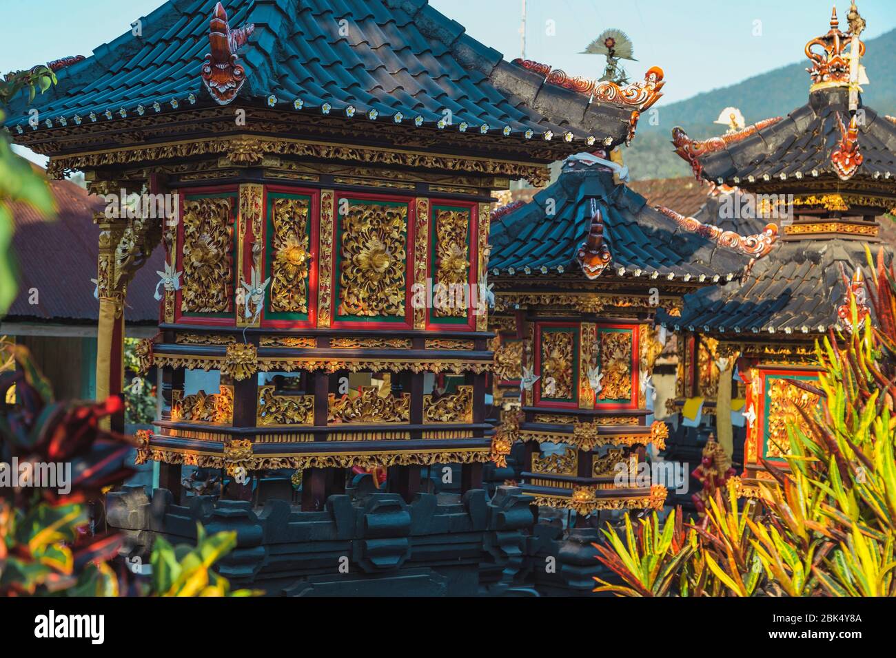 Traditional Balinese temple, Bali, Indonesia Stock Photo - Alamy
