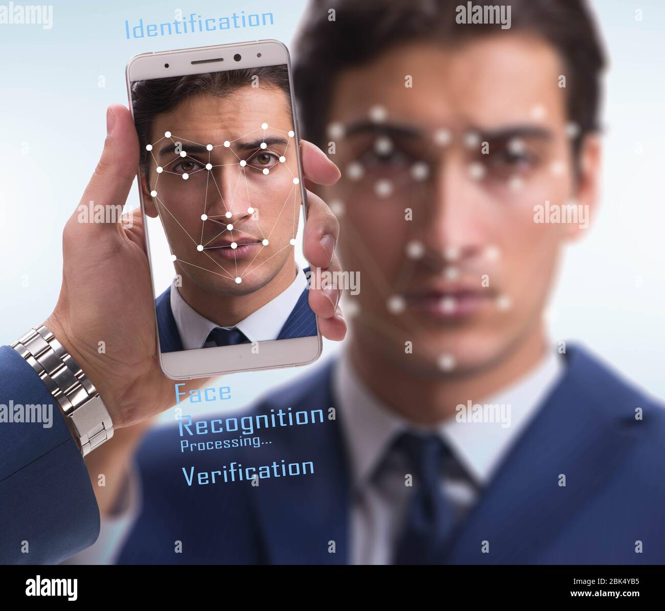 The concept of face recognition software and hardware Stock Photo - Alamy