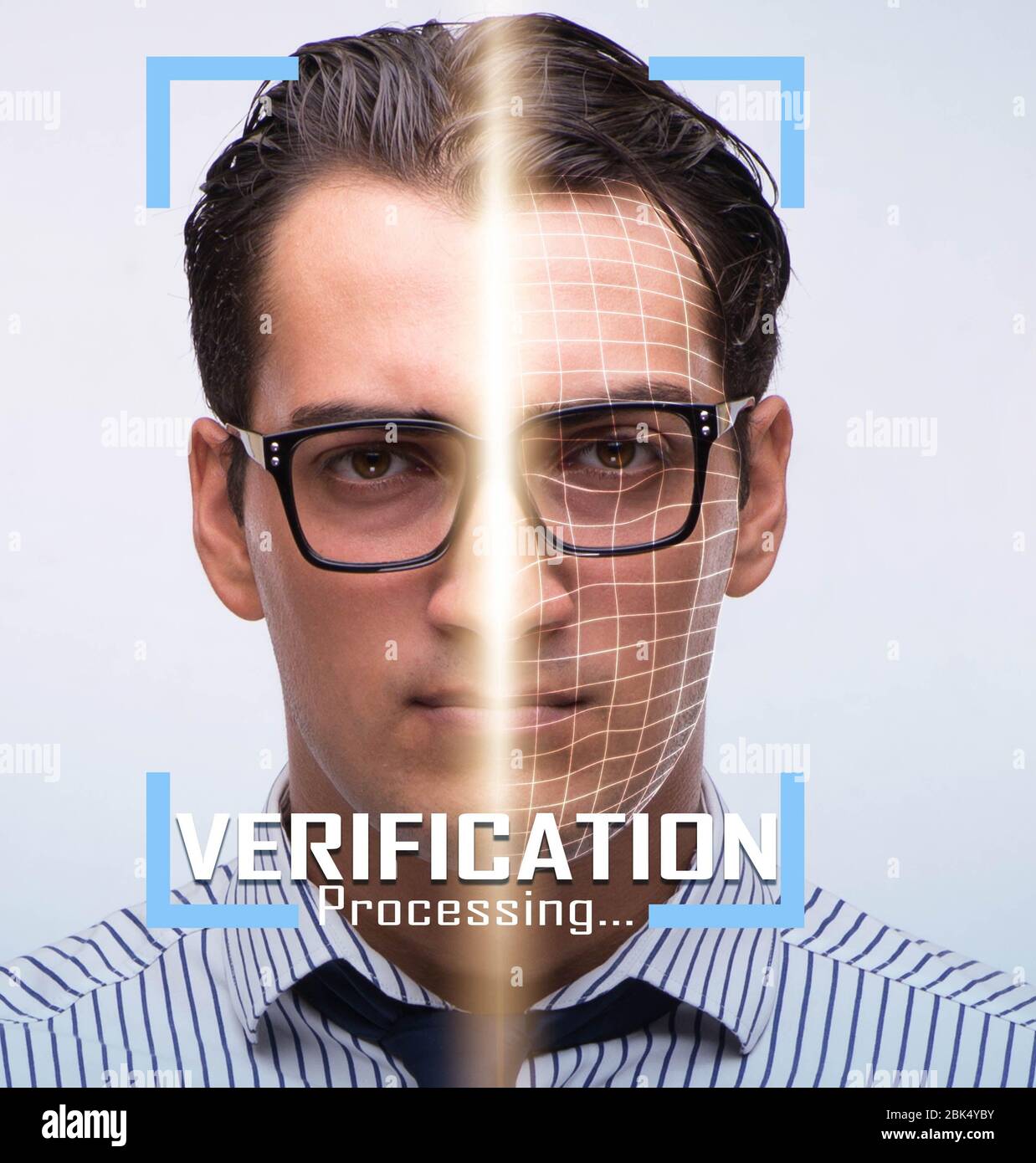The concept of face recognition software and hardware Stock Photo - Alamy