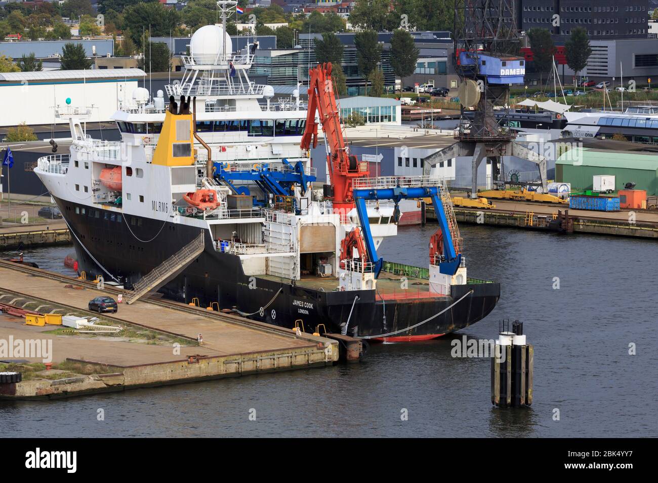 Shipyard, NDSM District, Amsterdam, North Holland, Netherlands, Europe ...