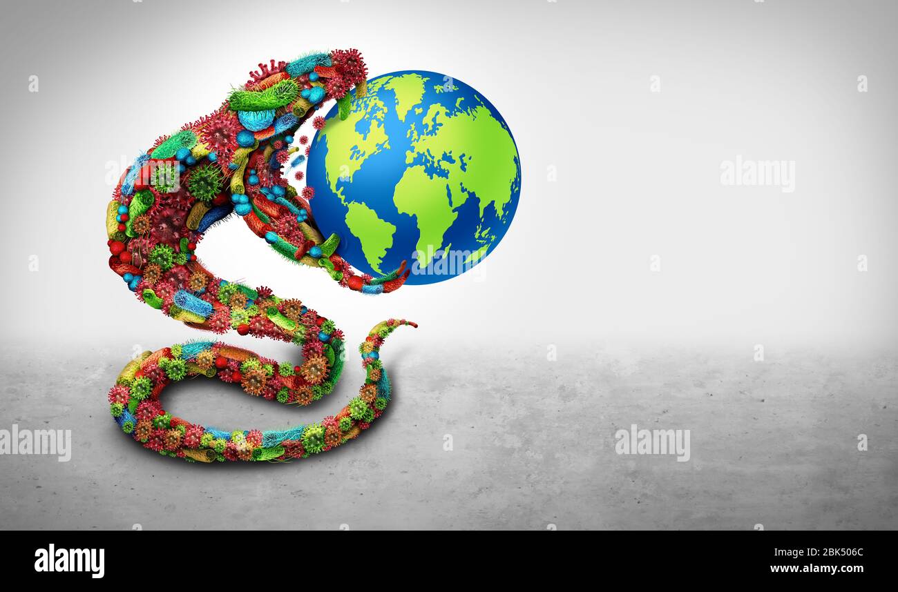 3d render snake world hi-res stock photography and images - Alamy