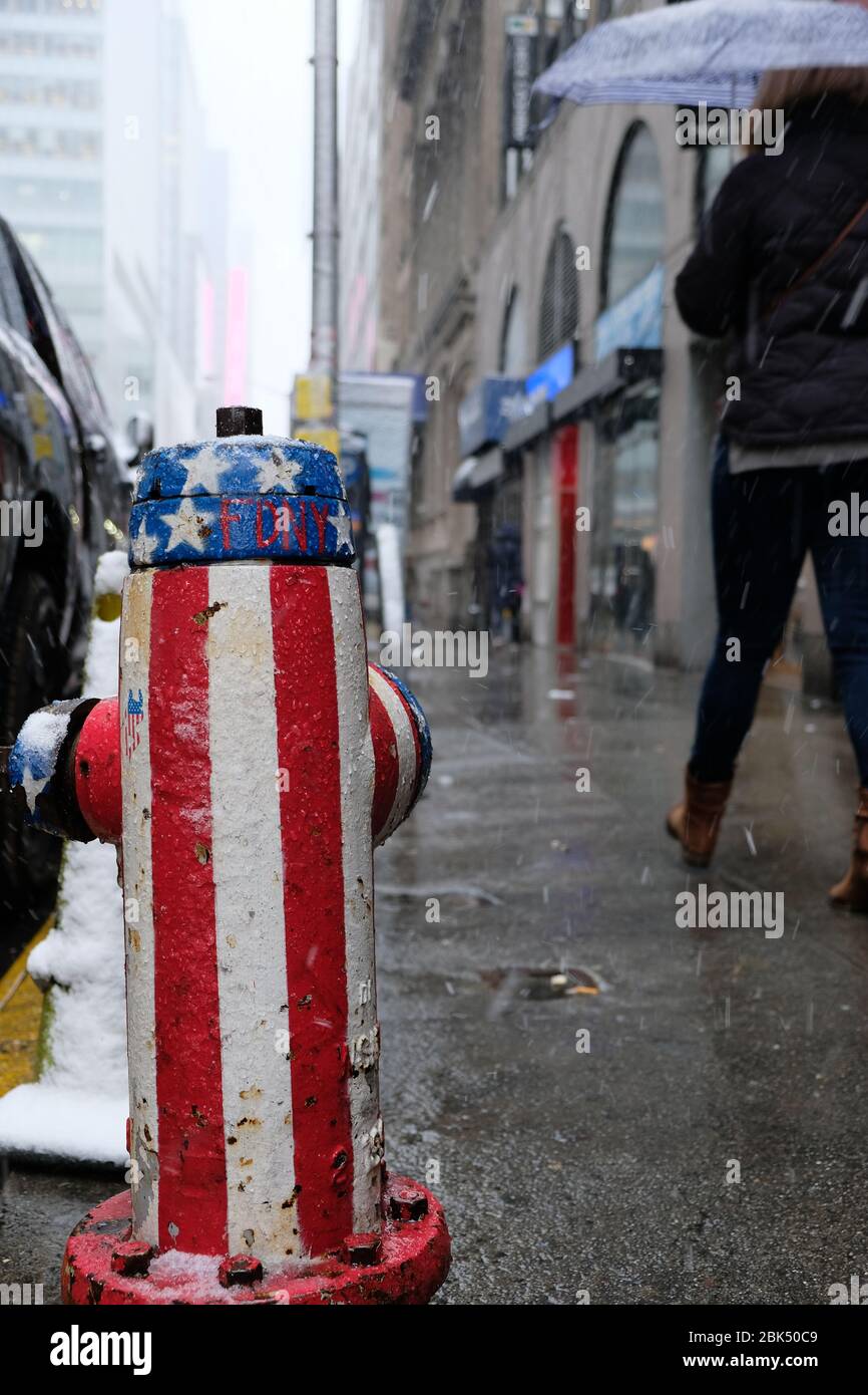 America fire hydrant woman hi-res stock photography and images - Alamy