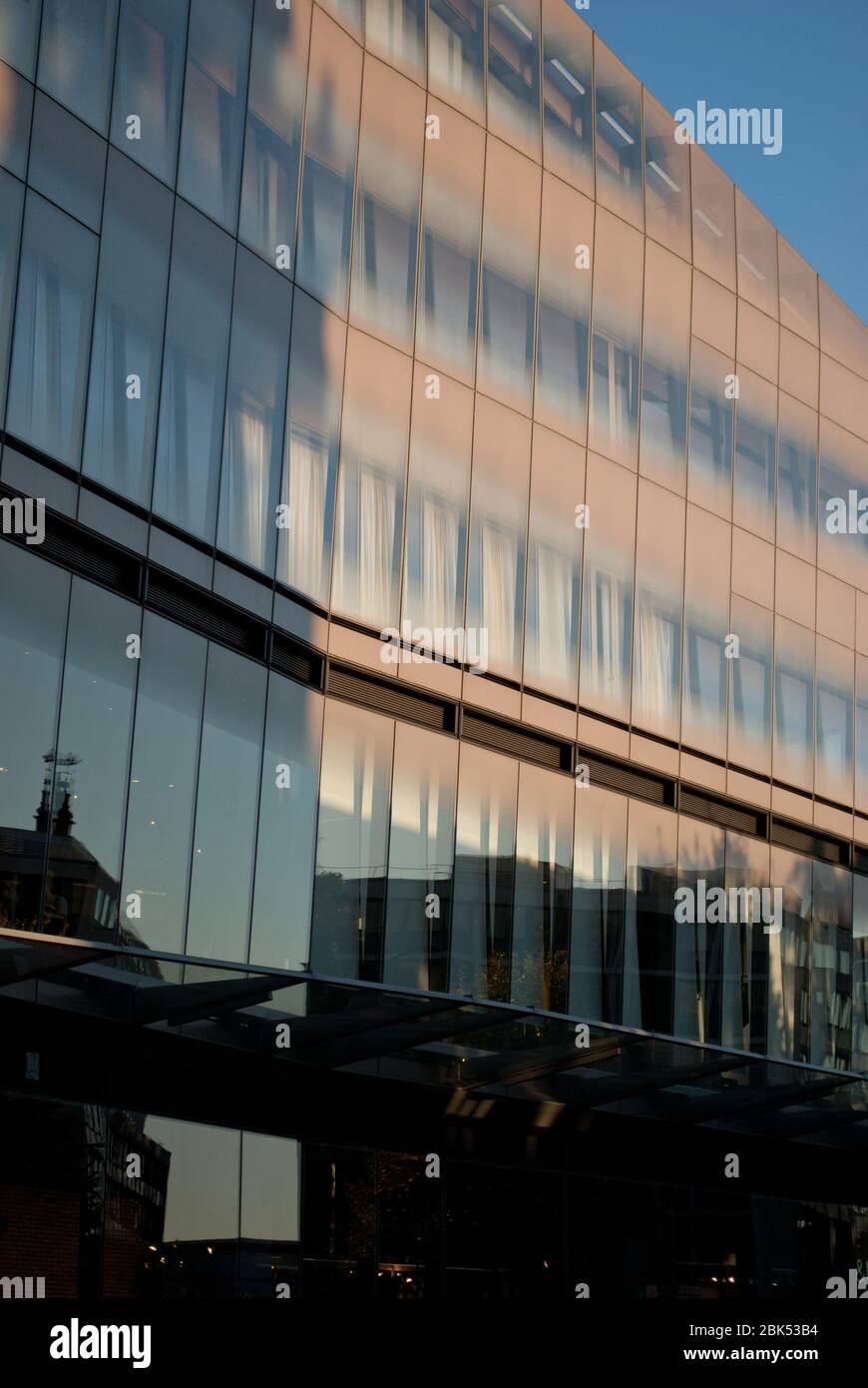 Shopping Centre Retail Arcade Offices Glass Cladding Matte Bronze ...