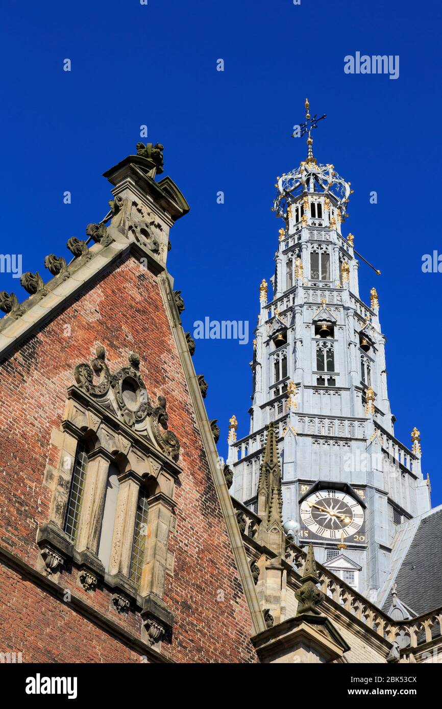St. Bravo's Cathedral, Grote Markt (Central Square), Haarlem ...