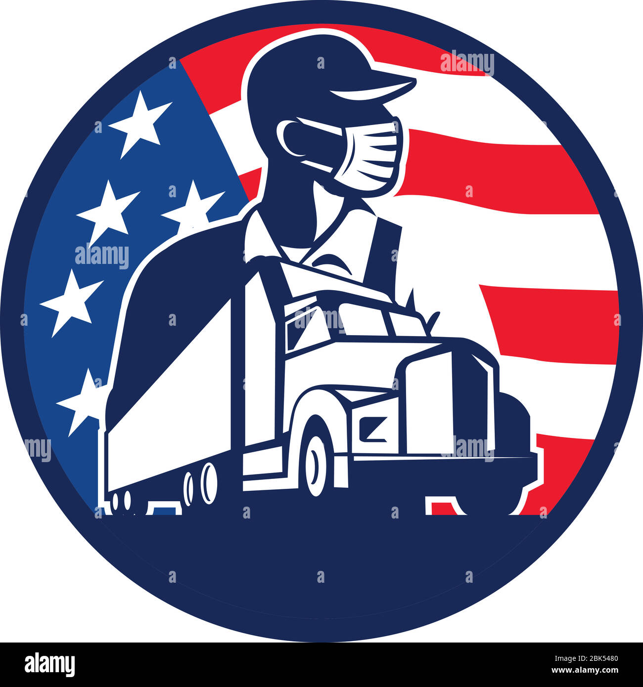 Truck Driver Icon