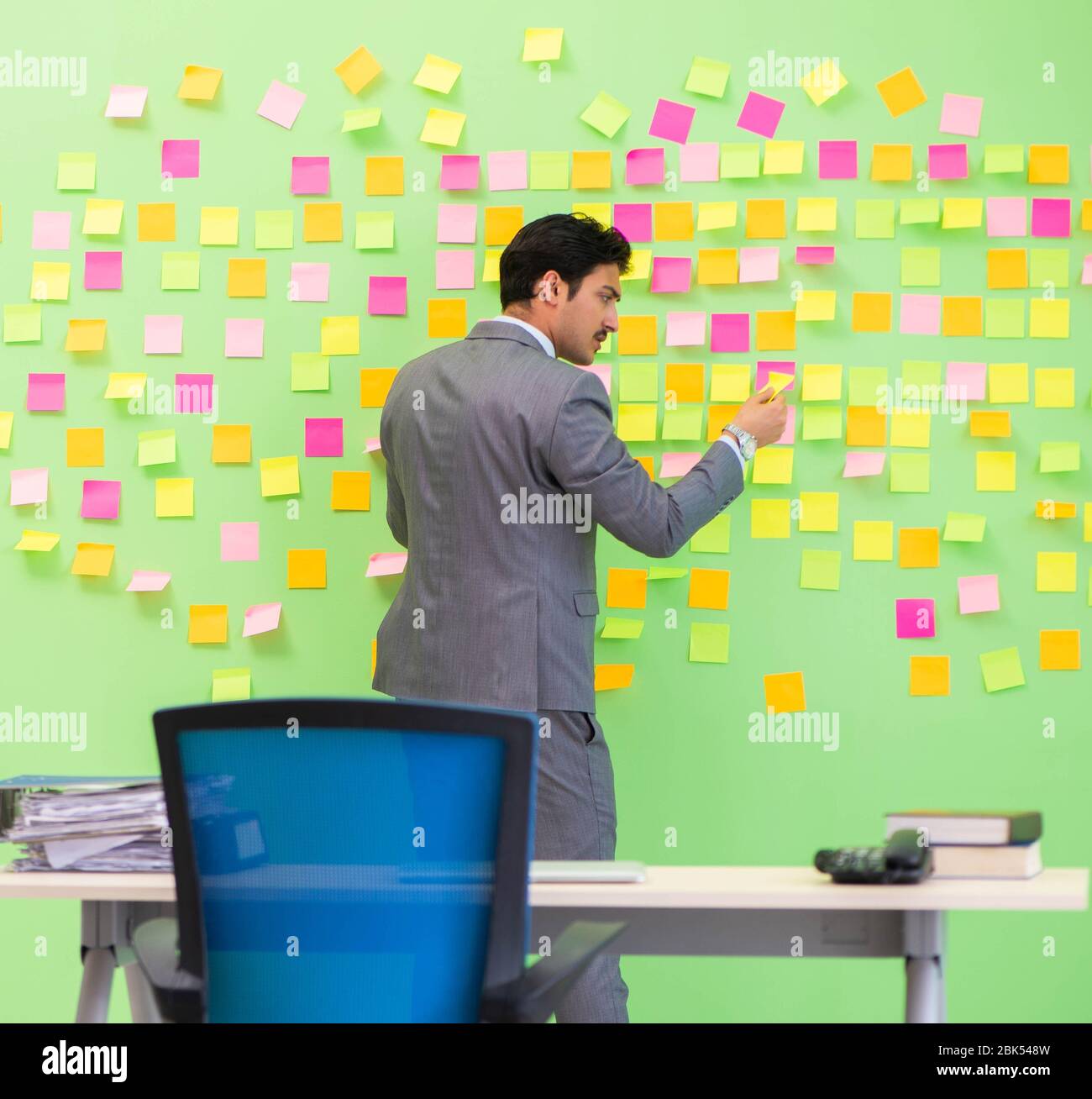 The businessman with many conflicting priorities Stock Photo - Alamy