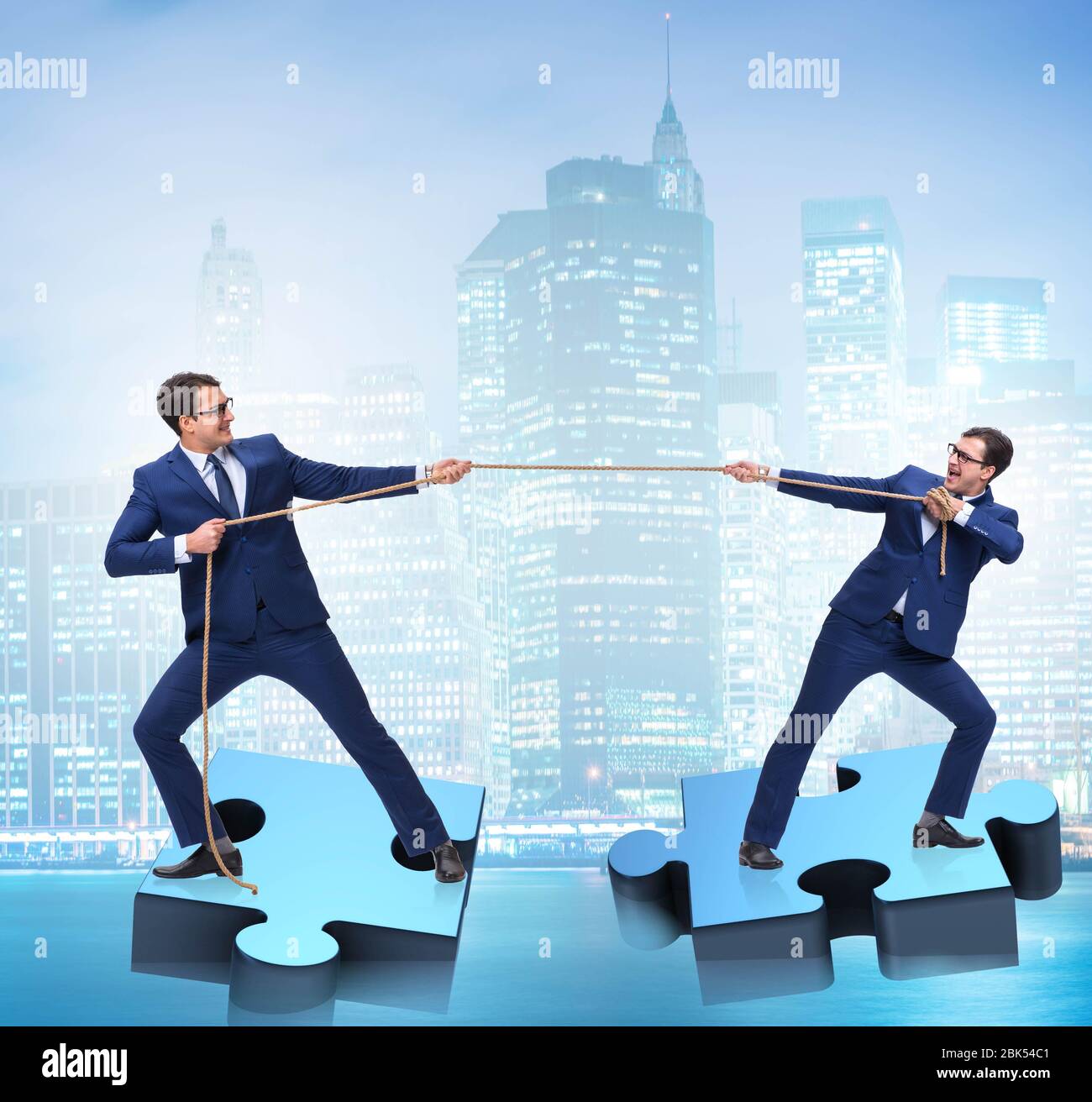 The business concept of teamwork and competition Stock Photo - Alamy