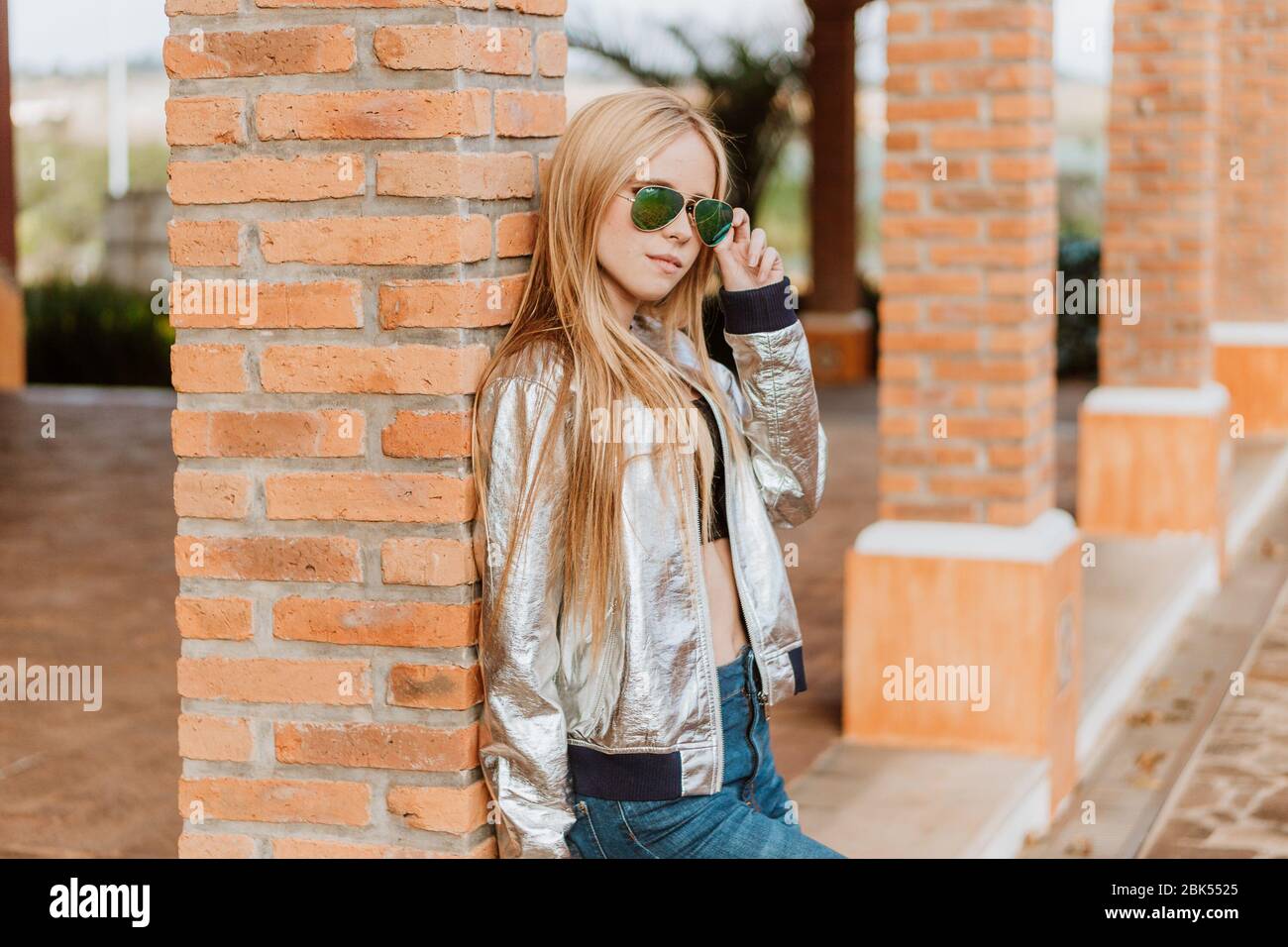 Guadalajara, Mexico - Circa 2016. Pretty young female influencer model ...