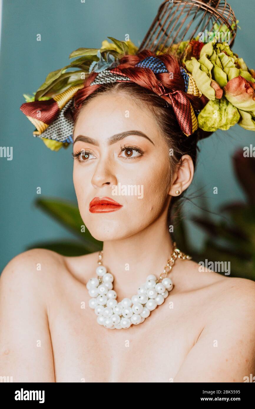 Guadalajara, Mexico - Circa 2016. Pretty young female influencer model ...