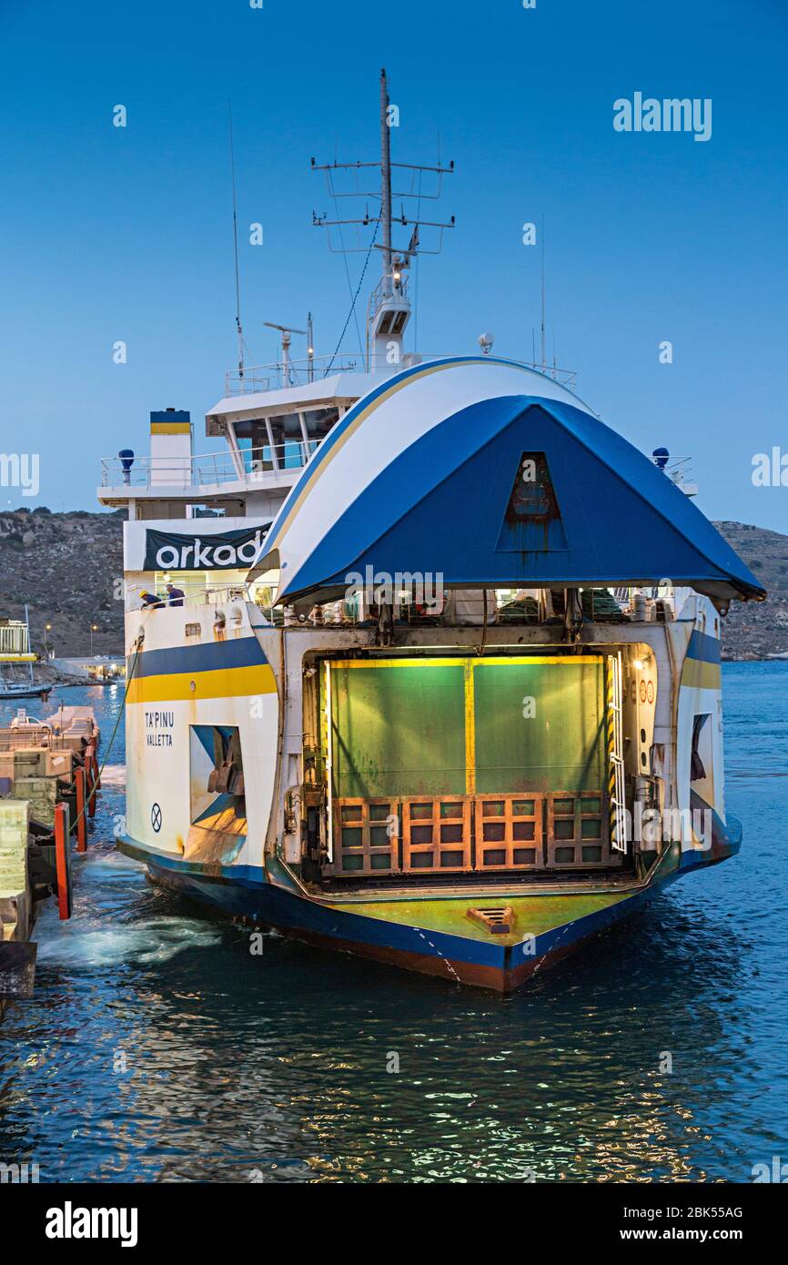 Malta gozo ferry hi-res stock photography and images - Alamy