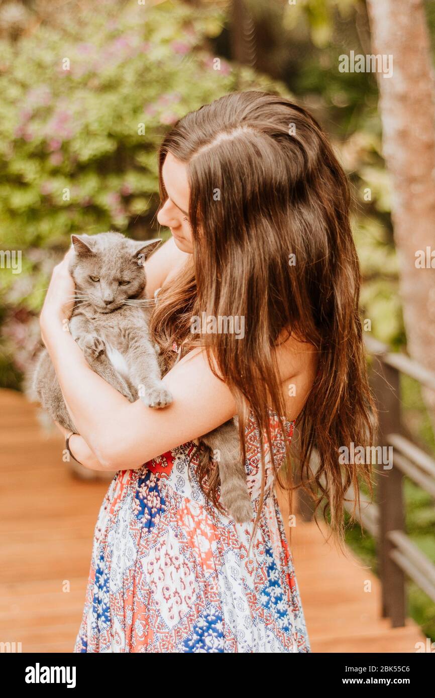Guadalajara, Mexico - Circa 2016. Pretty young female influencer model ...