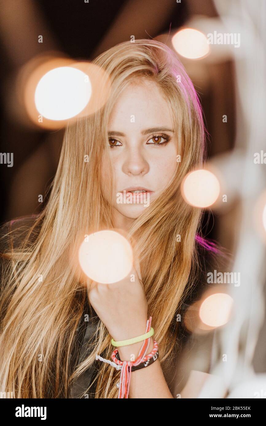 Guadalajara, Mexico - Circa 2016. Pretty young female influencer model ...