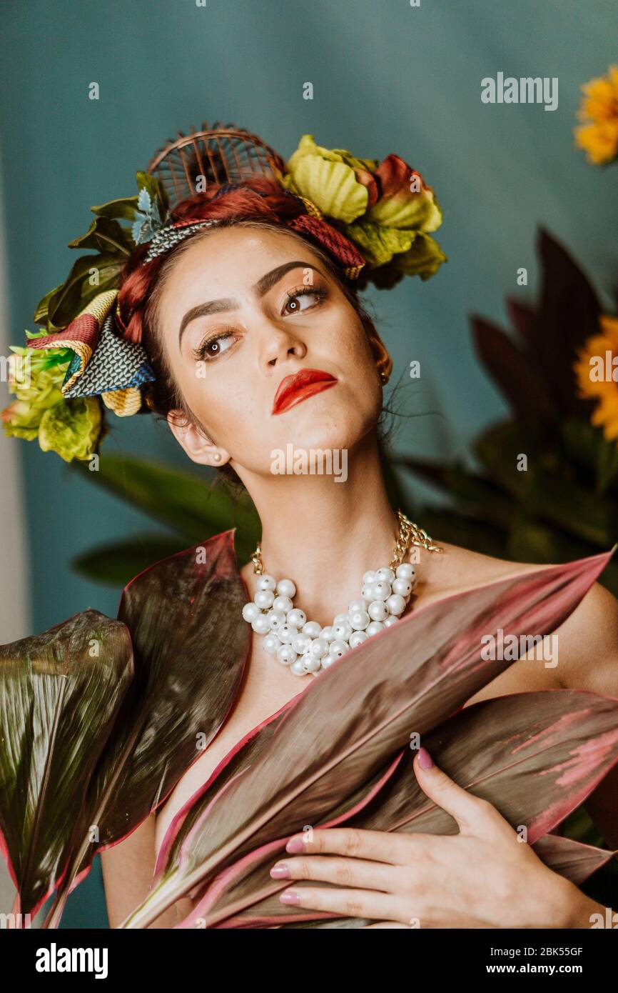 Guadalajara, Mexico - Circa 2016. Pretty young female influencer model ...