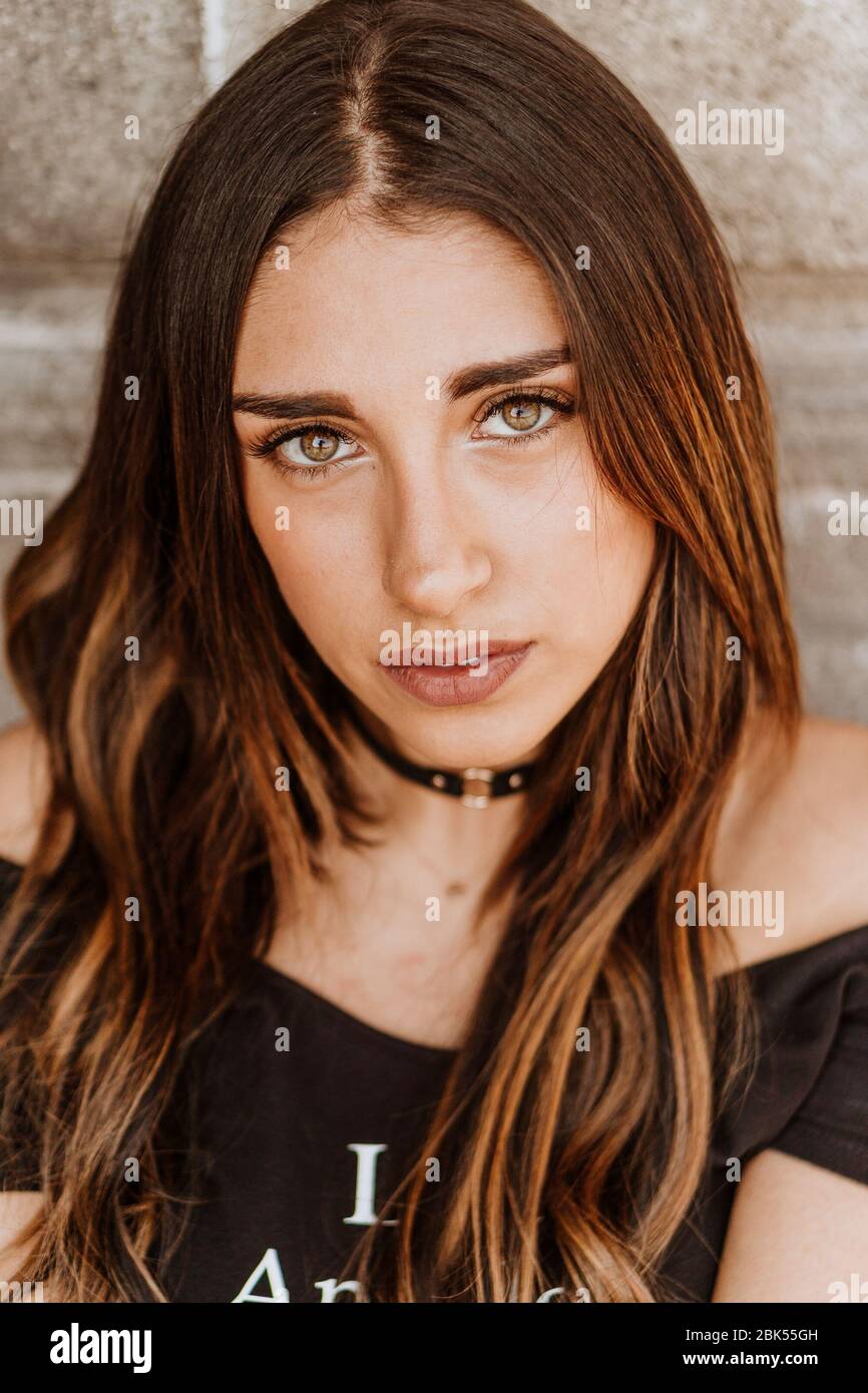 Guadalajara, Mexico - Circa 2016. Pretty young female influencer model ...