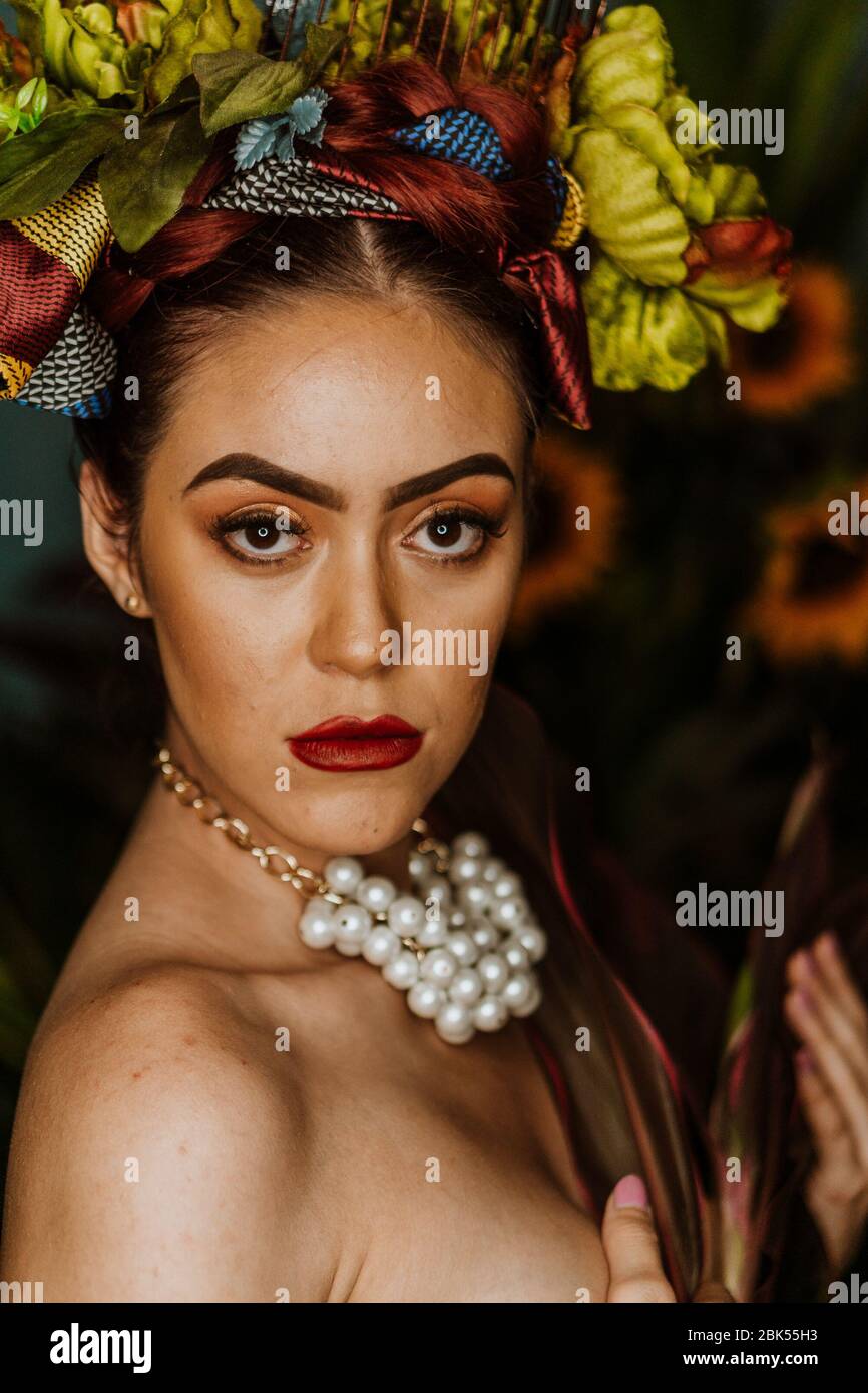 Guadalajara, Mexico - Circa 2016. Pretty young female influencer model ...