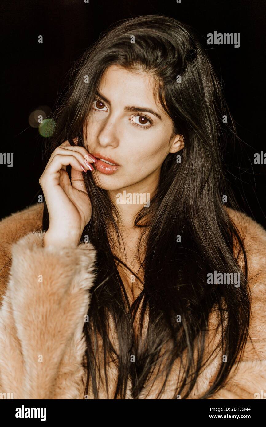 Guadalajara, Mexico - Circa 2016. Pretty young female influencer model ...