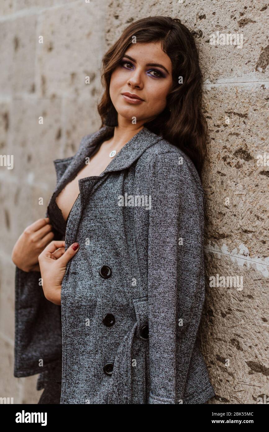 Guadalajara, Mexico - Circa 2016. Pretty young female influencer model ...