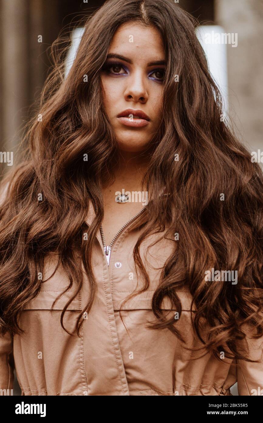 Guadalajara, Mexico - Circa 2016. Pretty young female influencer model ...