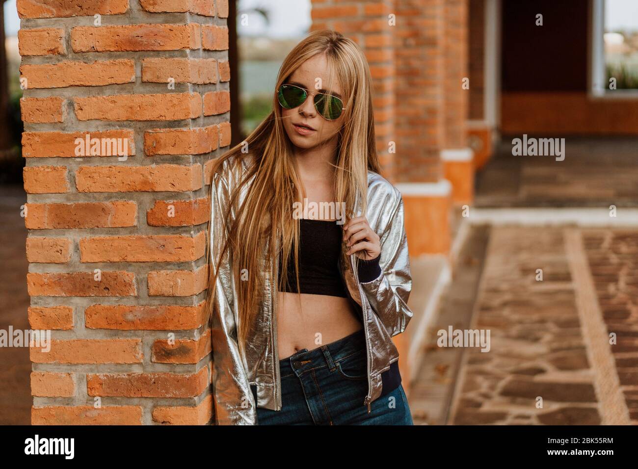 Guadalajara, Mexico - Circa 2016. Pretty young female influencer model ...