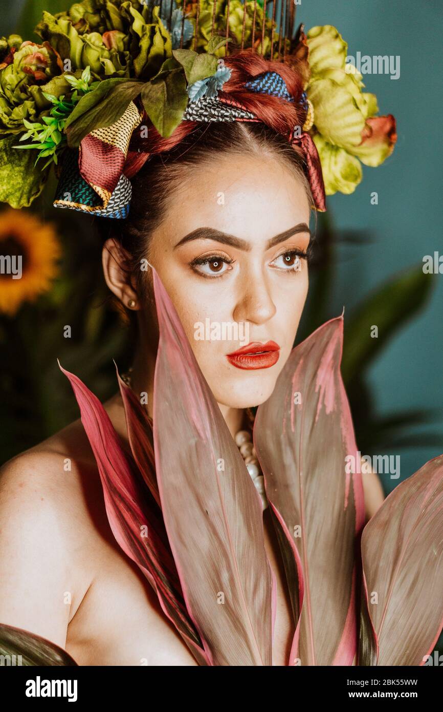 Guadalajara, Mexico - Circa 2016. Pretty young female influencer model ...