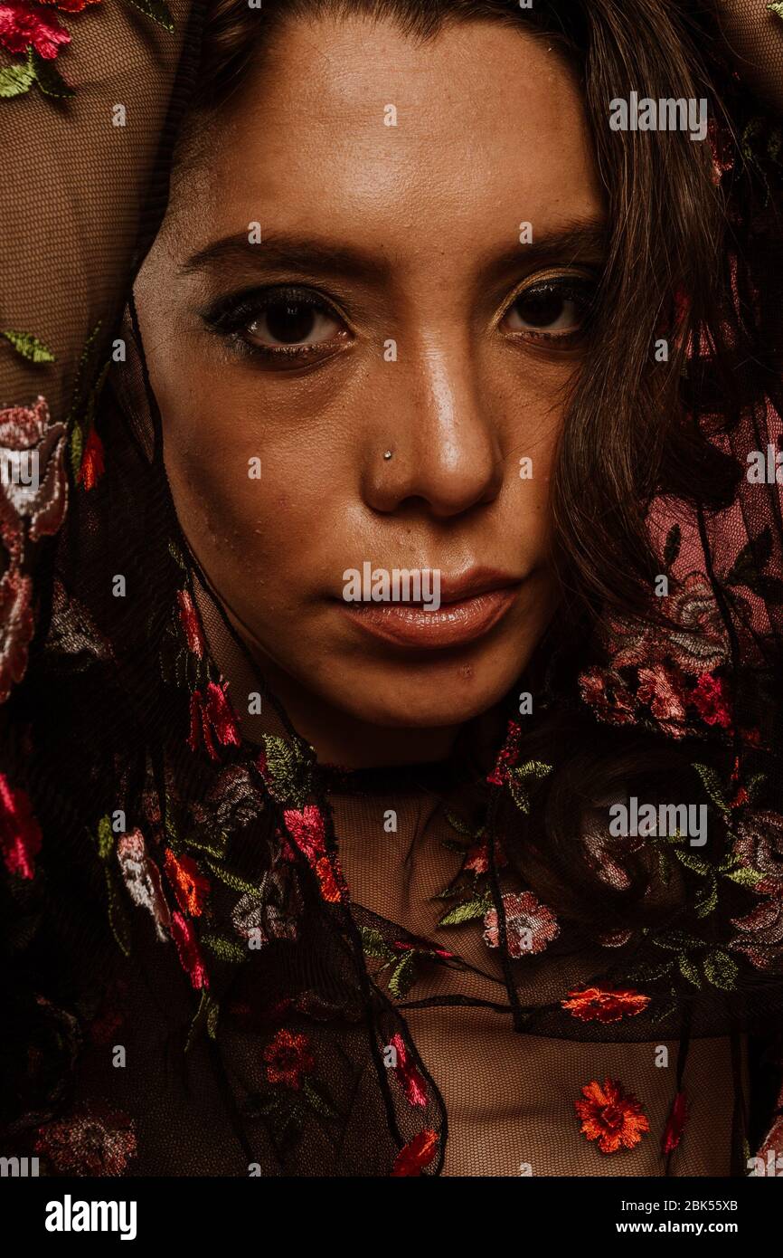 Guadalajara, Mexico - Circa 2016. Pretty young female influencer model ...