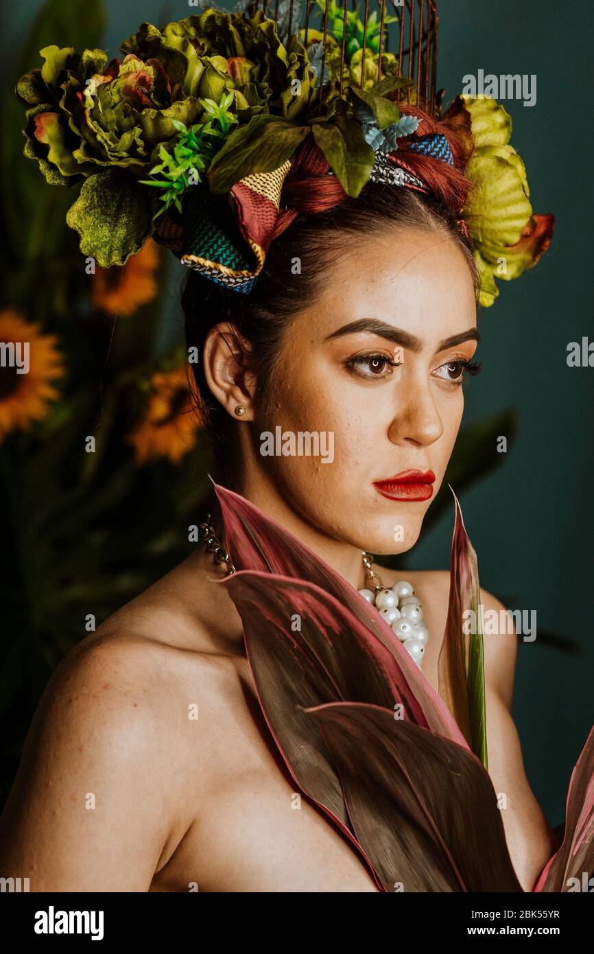 Guadalajara, Mexico - Circa 2016. Pretty young female influencer model ...