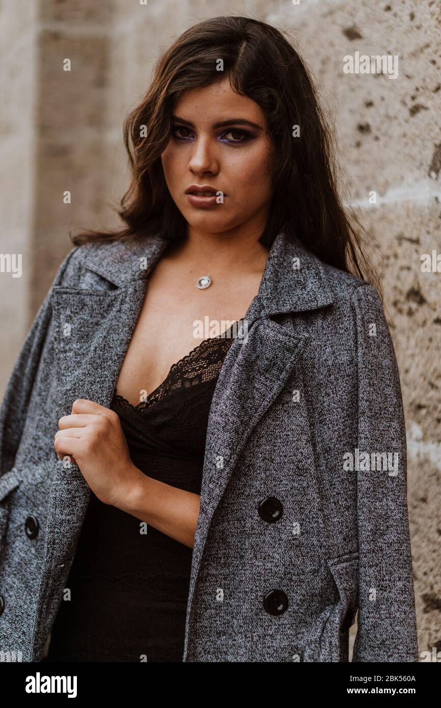 Guadalajara, Mexico - Circa 2016. Pretty young female influencer model ...