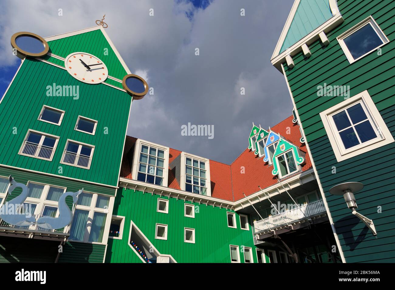 Railway Station & Town Hall, Zaandam, Holland, Netherlands, Europe ...