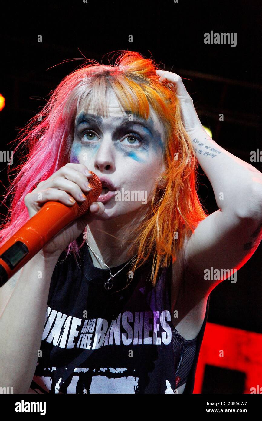 CAMDEN, NJ - MAY 12: Paramore pictured at the Radio 104.5 Birthday Show ...