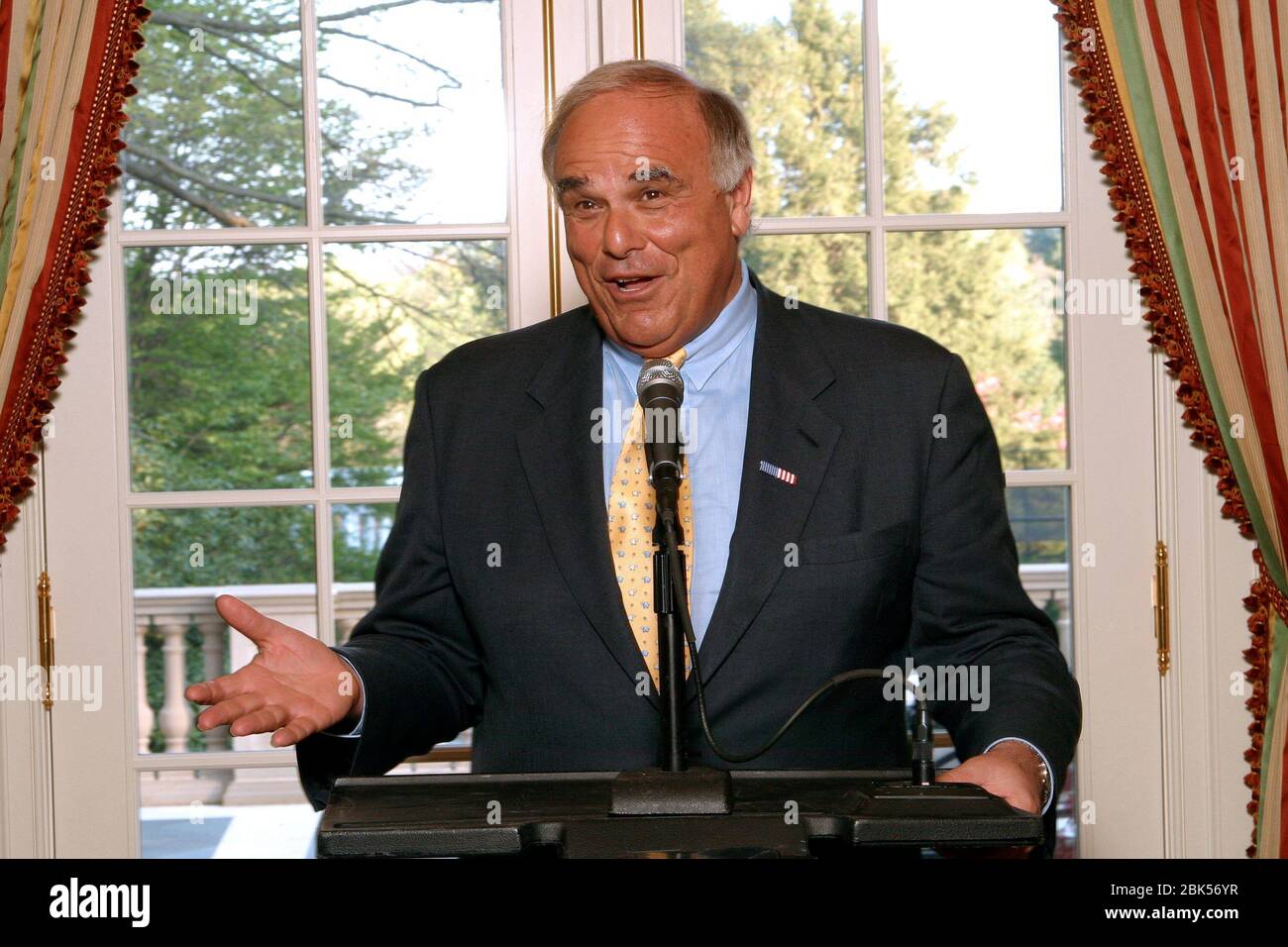 Governor Ed Rendell photographed at a private home in Philadelphia on ...