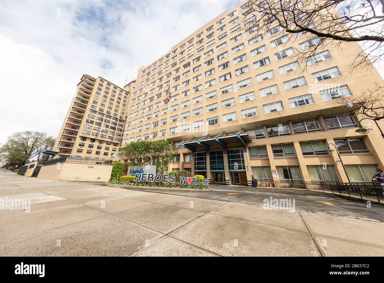 New York, NY - May 1, 2020: View of Isabella Geriatric Center nursing ...