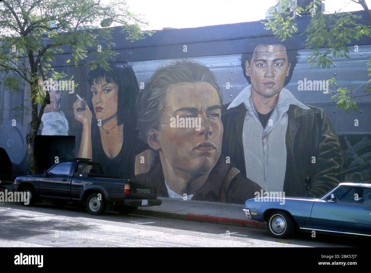 Mural hollywood movie stars hollywood hi-res stock photography and ...