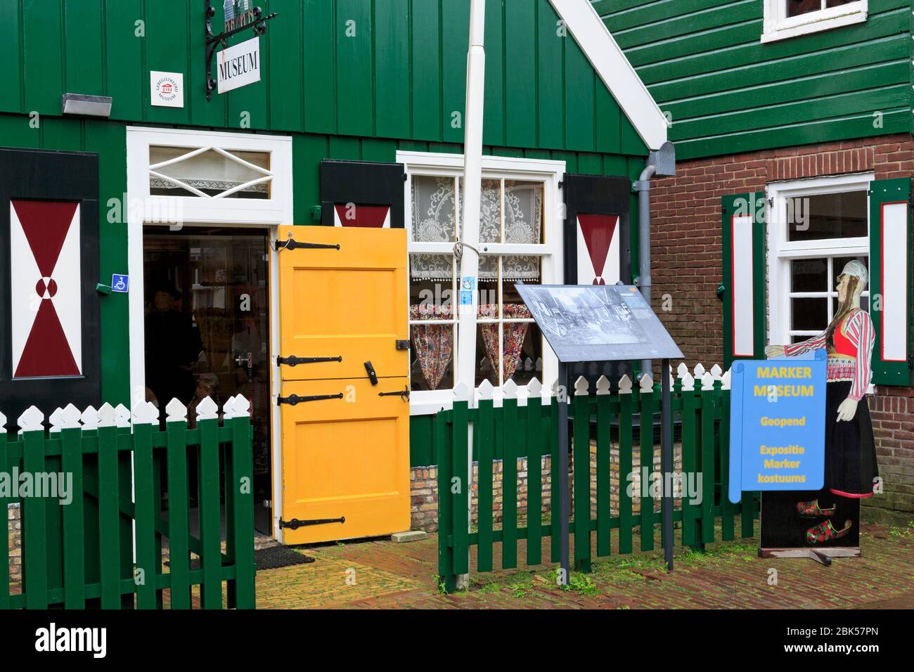 Marker Museum, Marken Island, North Holland, Netherlands, Europe Stock ...