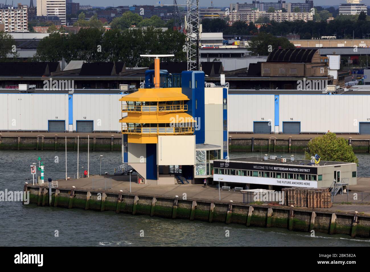 Port Control Tower, Rotterdam, Netherlands, Europe Stock Photo - Alamy