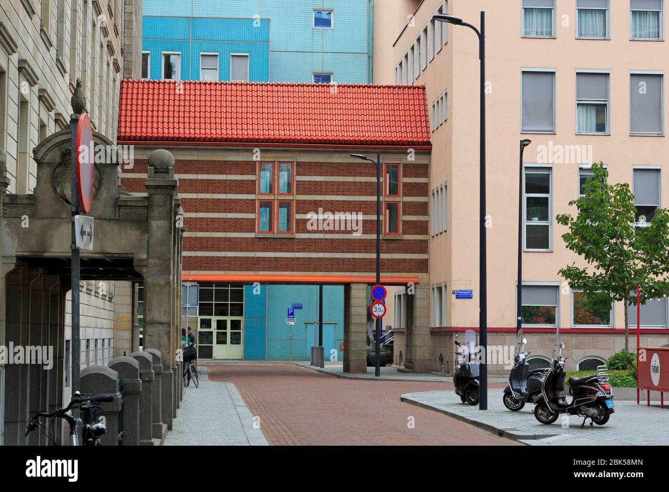 Architecture in Raamplein, Rotterdam, Netherlands, Europe Stock Photo ...