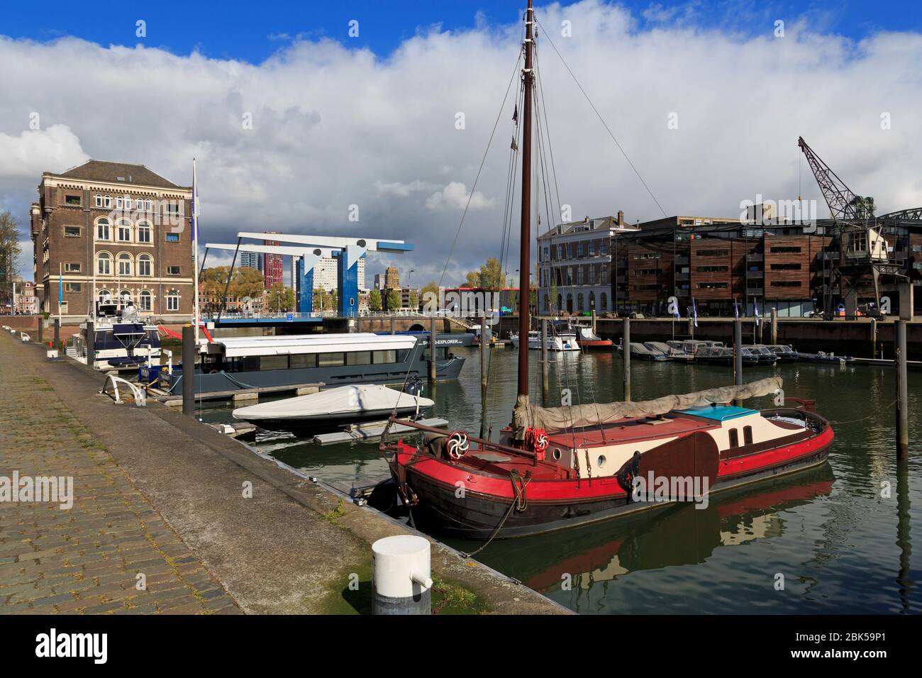 City Marina in Entrepothaven, Rotterdam, South Holland, Netherlands ...