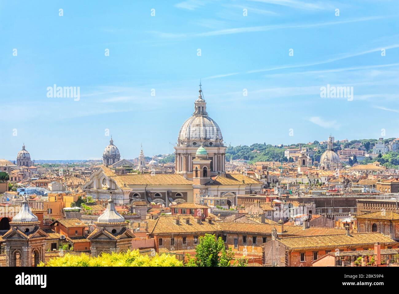 Rome city view from belvedere hi-res stock photography and images - Alamy