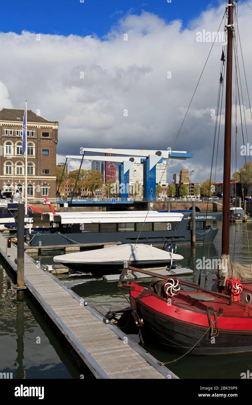 City Marina in Entrepothaven, Rotterdam, South Holland, Netherlands ...