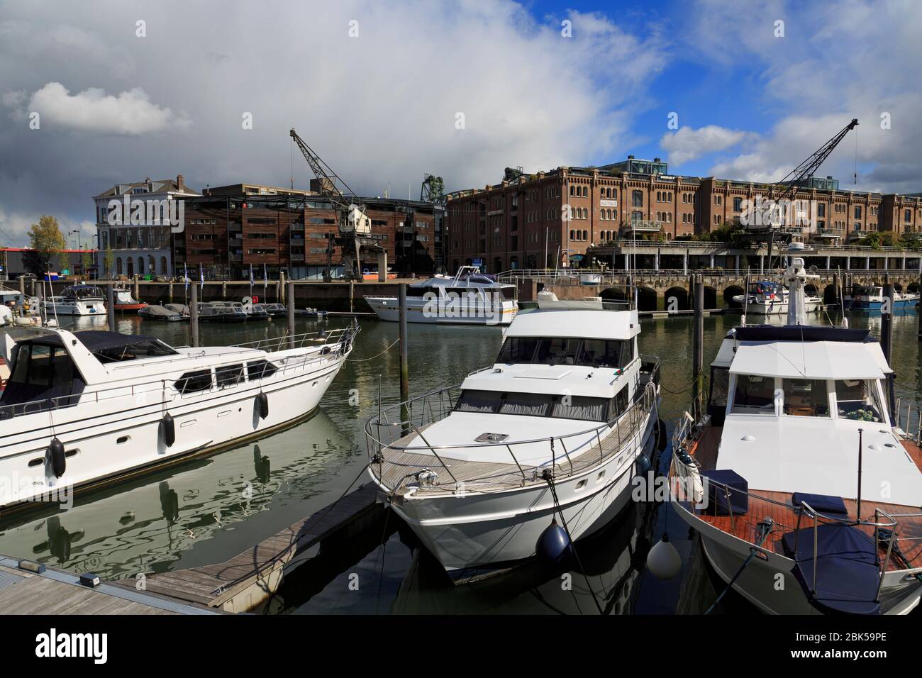 City Marina in Entrepothaven, Rotterdam, South Holland, Netherlands ...