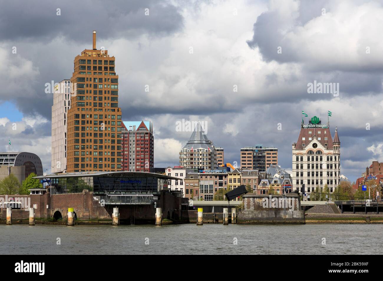 Old Port District, Rotterdam, South Holland, Netherlands, Europe Stock ...