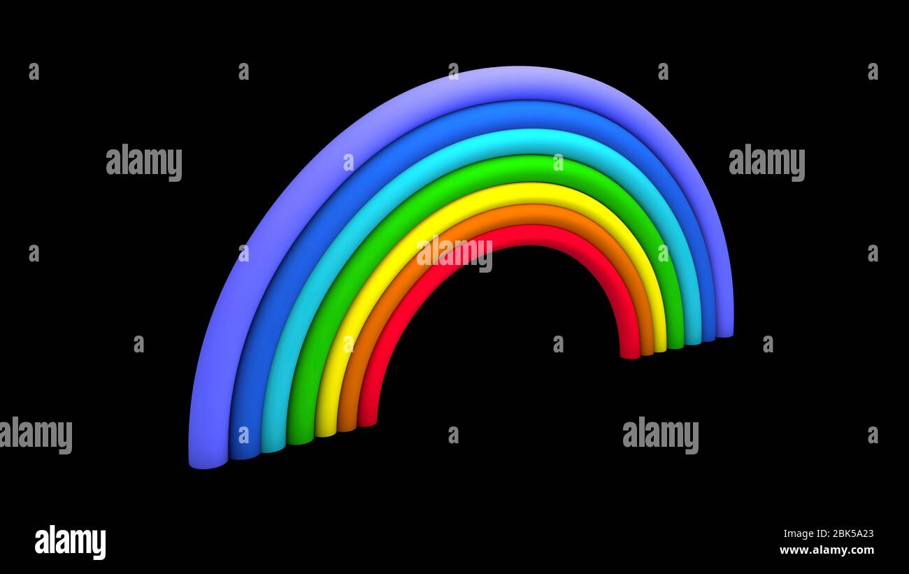 Rainbow cut out hi-res stock photography and images - Alamy