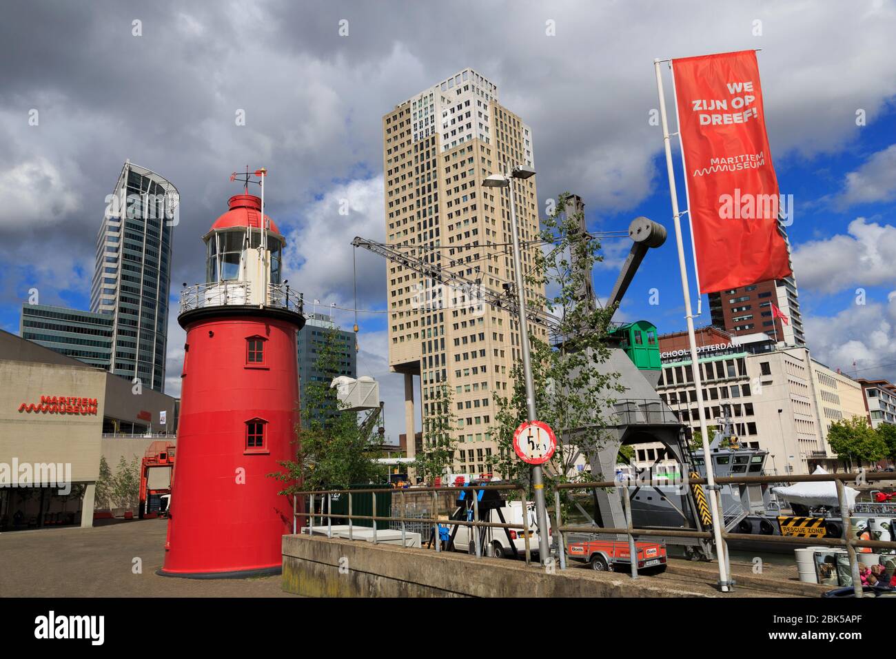 Lighthouse, Maritime Museum, Rotterdam, South Holland, Netherlands ...