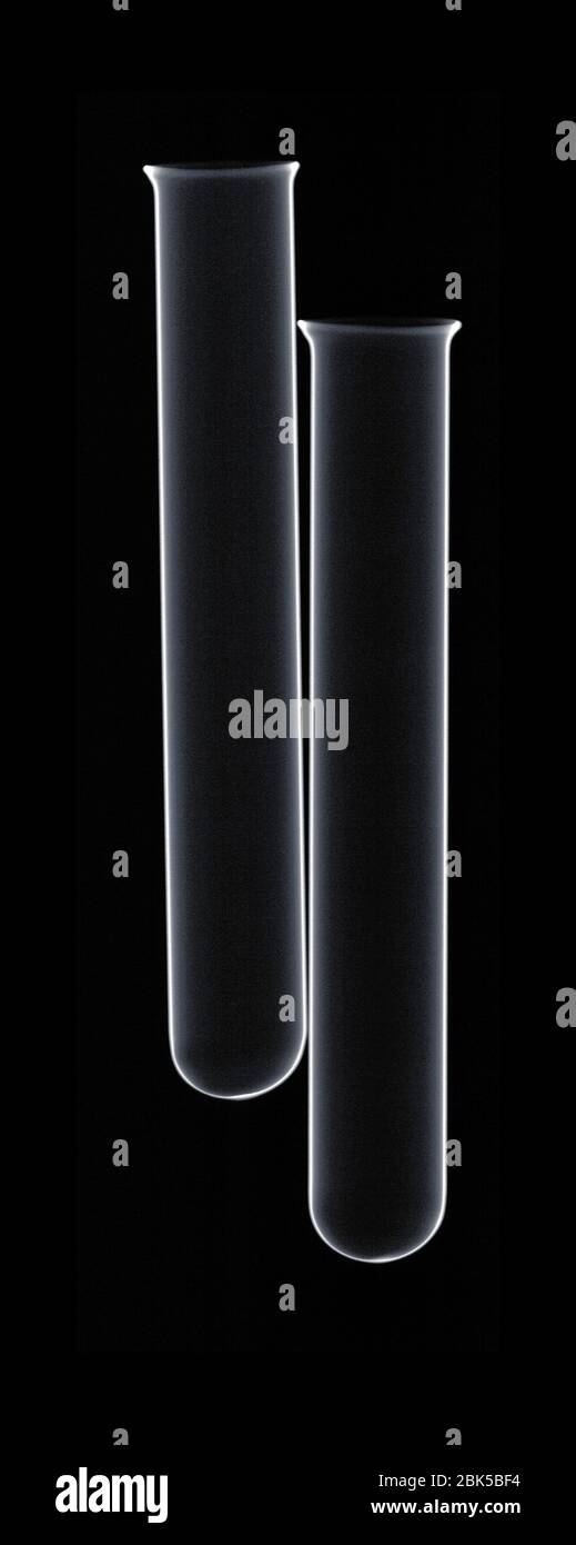 Test tubes, X-ray Stock Photo - Alamy