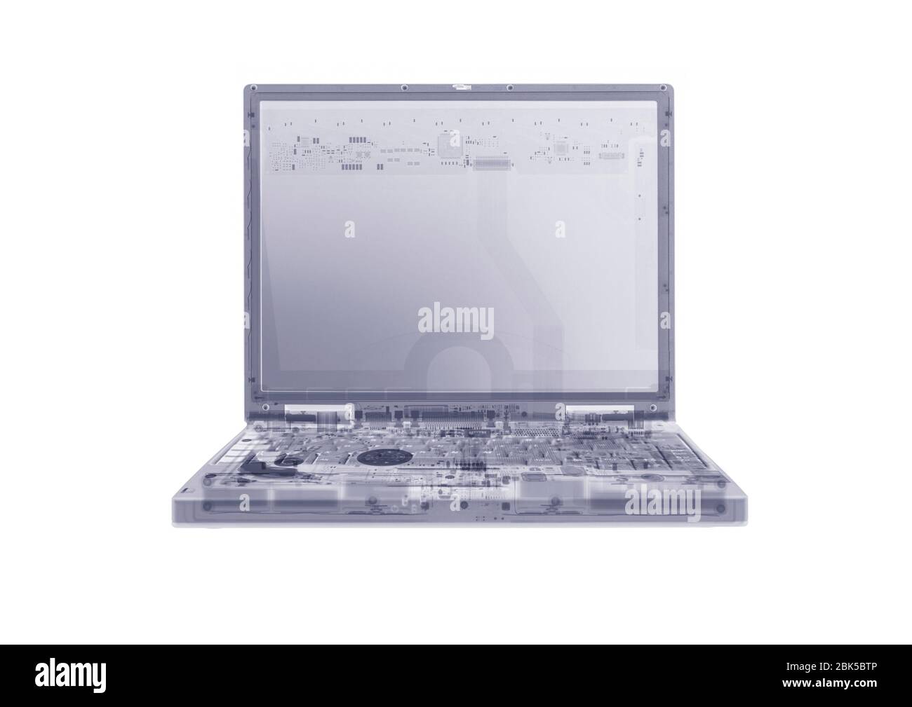 Laptop computer, X-ray Stock Photo - Alamy